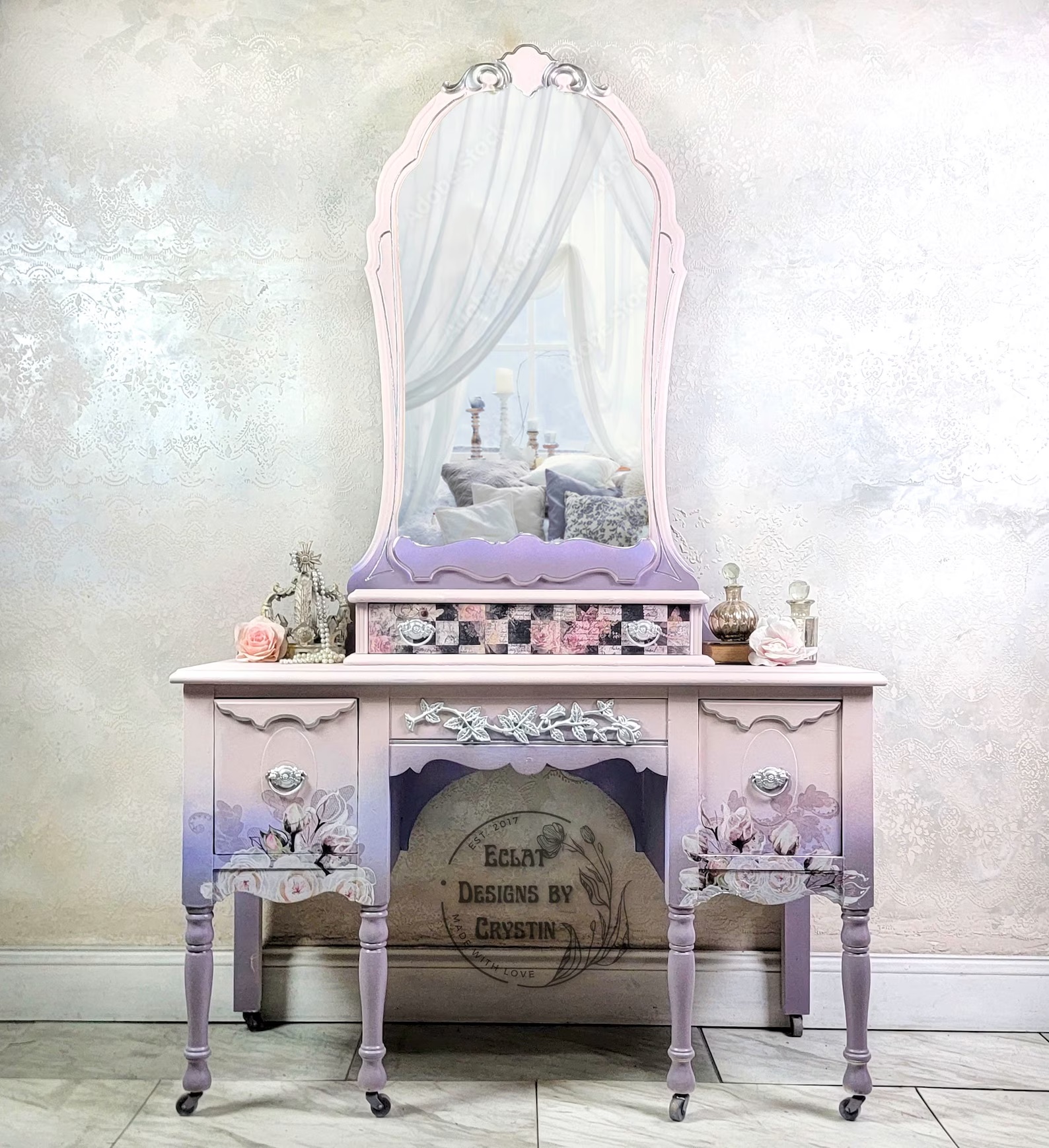 Pink Romance Vanity - Eclat Designs by Crystin